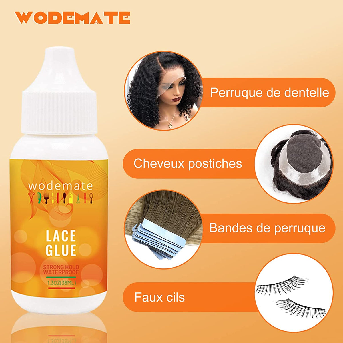 Colle perruque Waterproof gout citron | Extension-Perruque & Extension ...